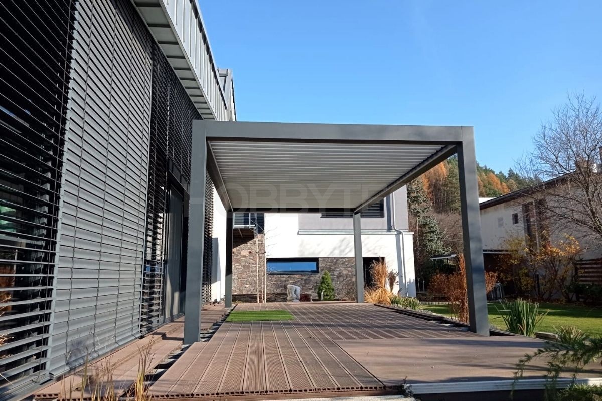 Moderní bioklimatická pergola | hobbytec.cz