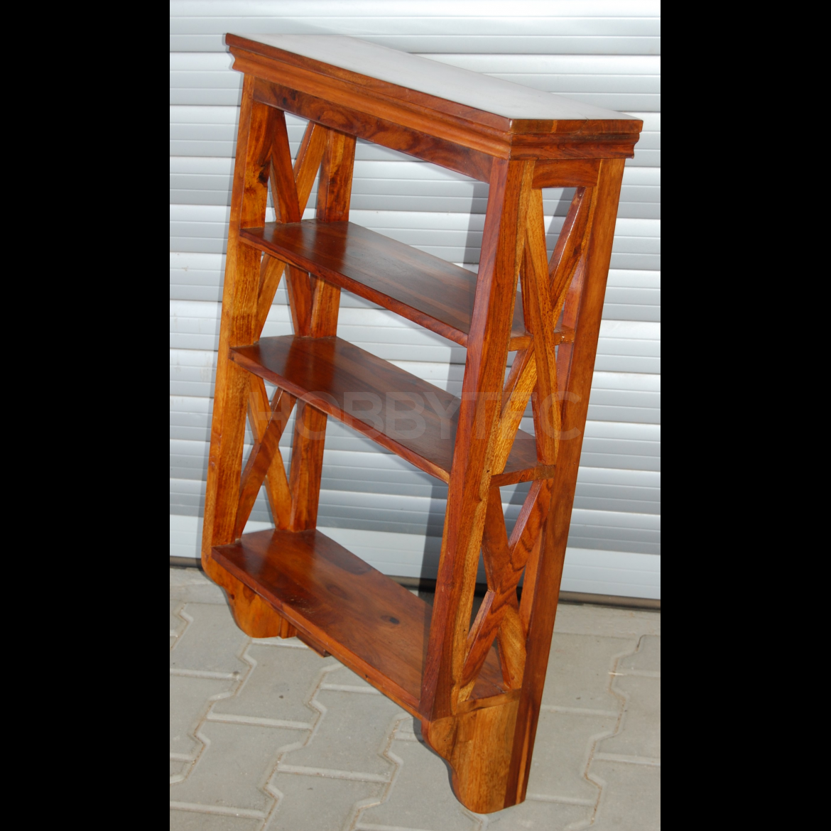 Police na zed' Jali 60x90x22 z indického masivu palisandr Antique white ...