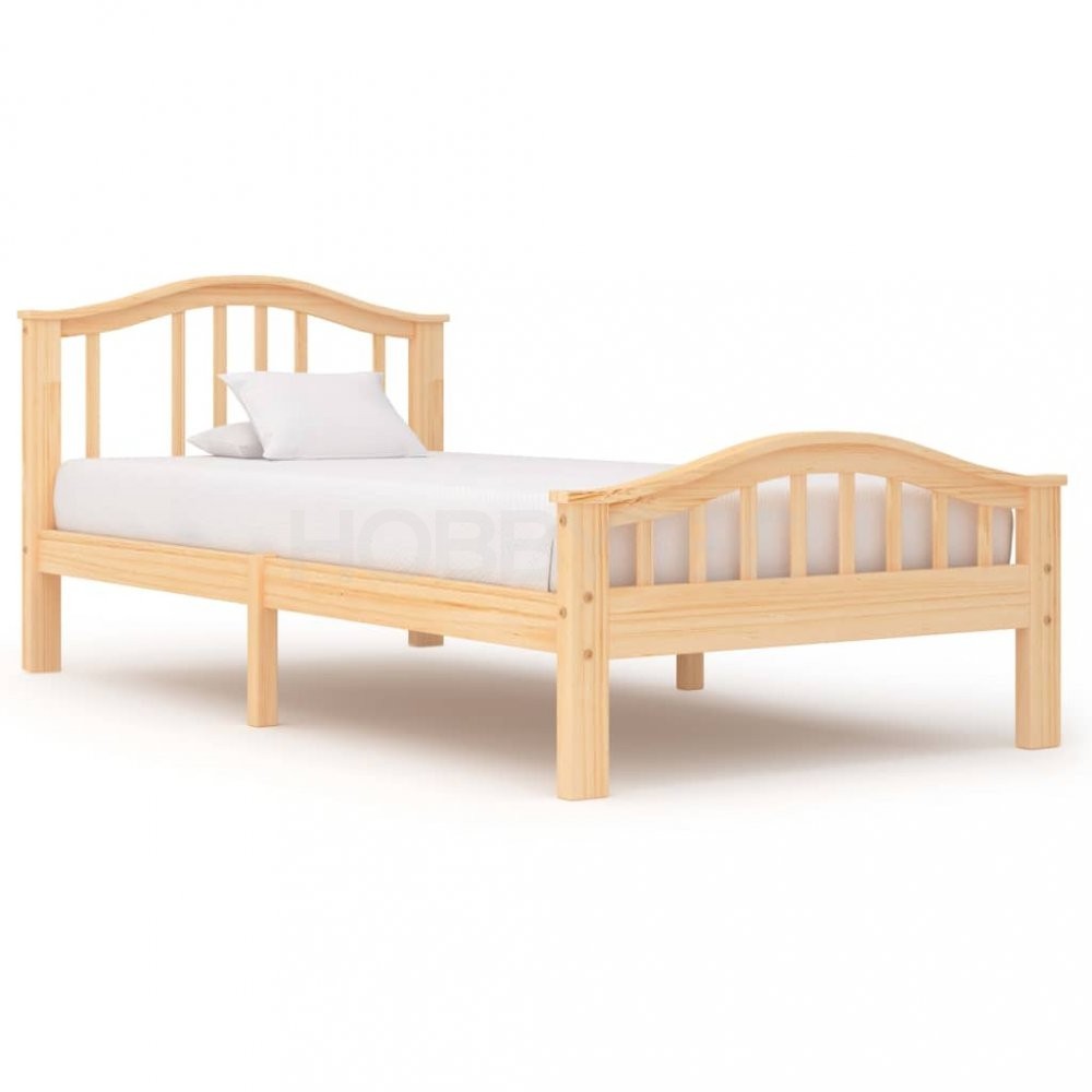 vidaXL Rám postele masivní borové dřevo 100 x 200 cm | hobbytec.cz